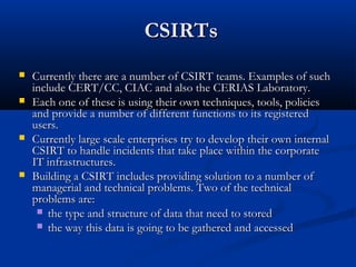 Meletis Belsis -CSIRTs | PPT