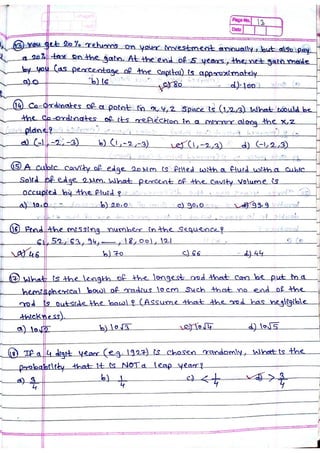 CSIR UGC NET General Aptitude (Solved Question Papers) | PDF