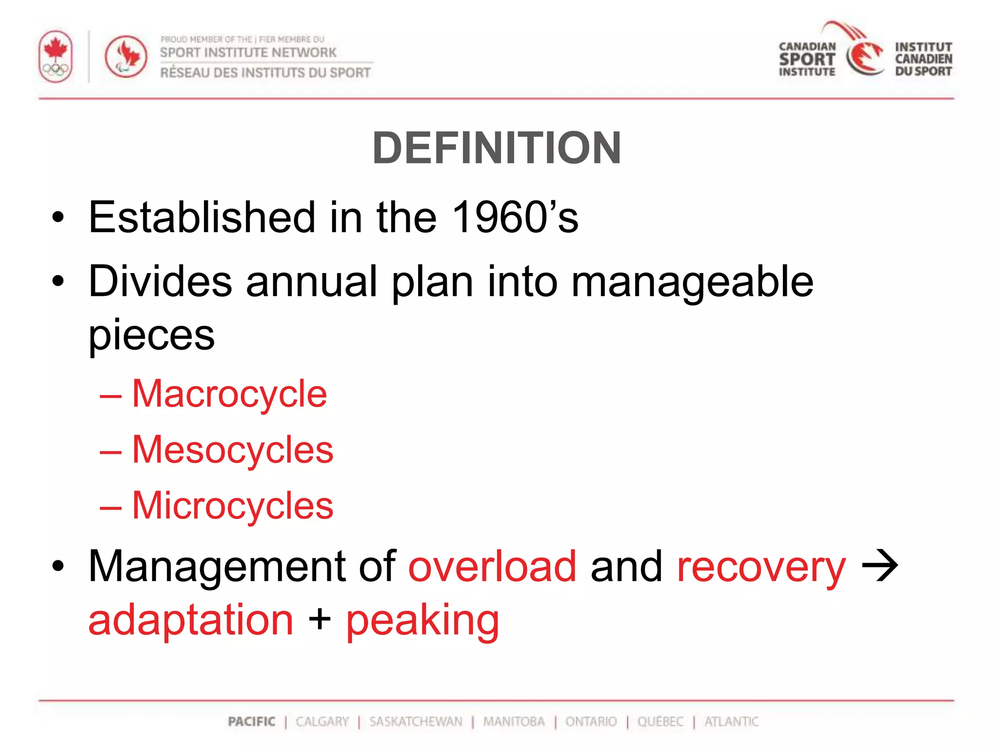 Periodization | PPTX
