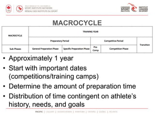 Periodization Macrocycle Sheet