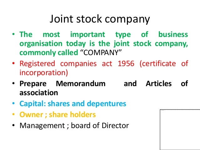 Types Of Joint Stock Company Explained With Examples