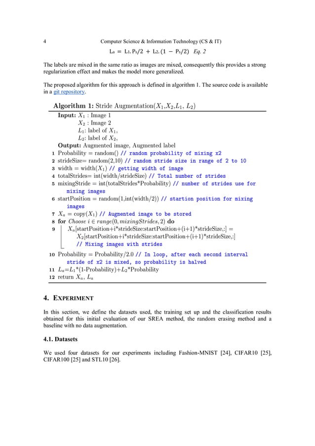 Stride Random Erasing Augmentation | PDF