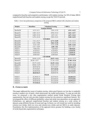 Stride Random Erasing Augmentation | PDF