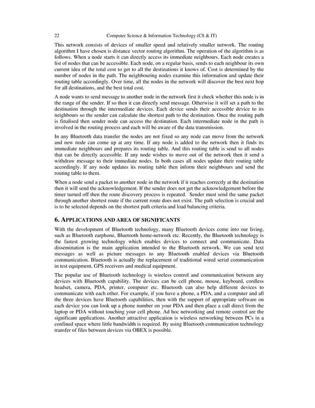 AN EXPANDED BLUETOOTH NETWORK-A SOLUTION TO THE SHORT RANGE BLUETOOTH ...