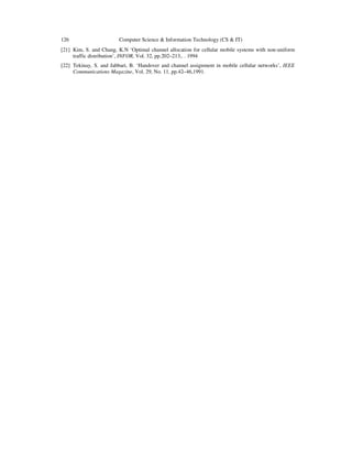 A DISTRIBUTED DYNAMIC CHANNEL ALLOCATION IN CELLULAR COMMUNICATION | PDF