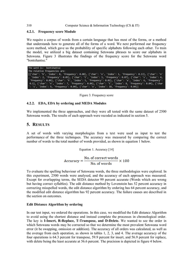 Bantu Spell Checker And Corrector Using Modified Edit Distance