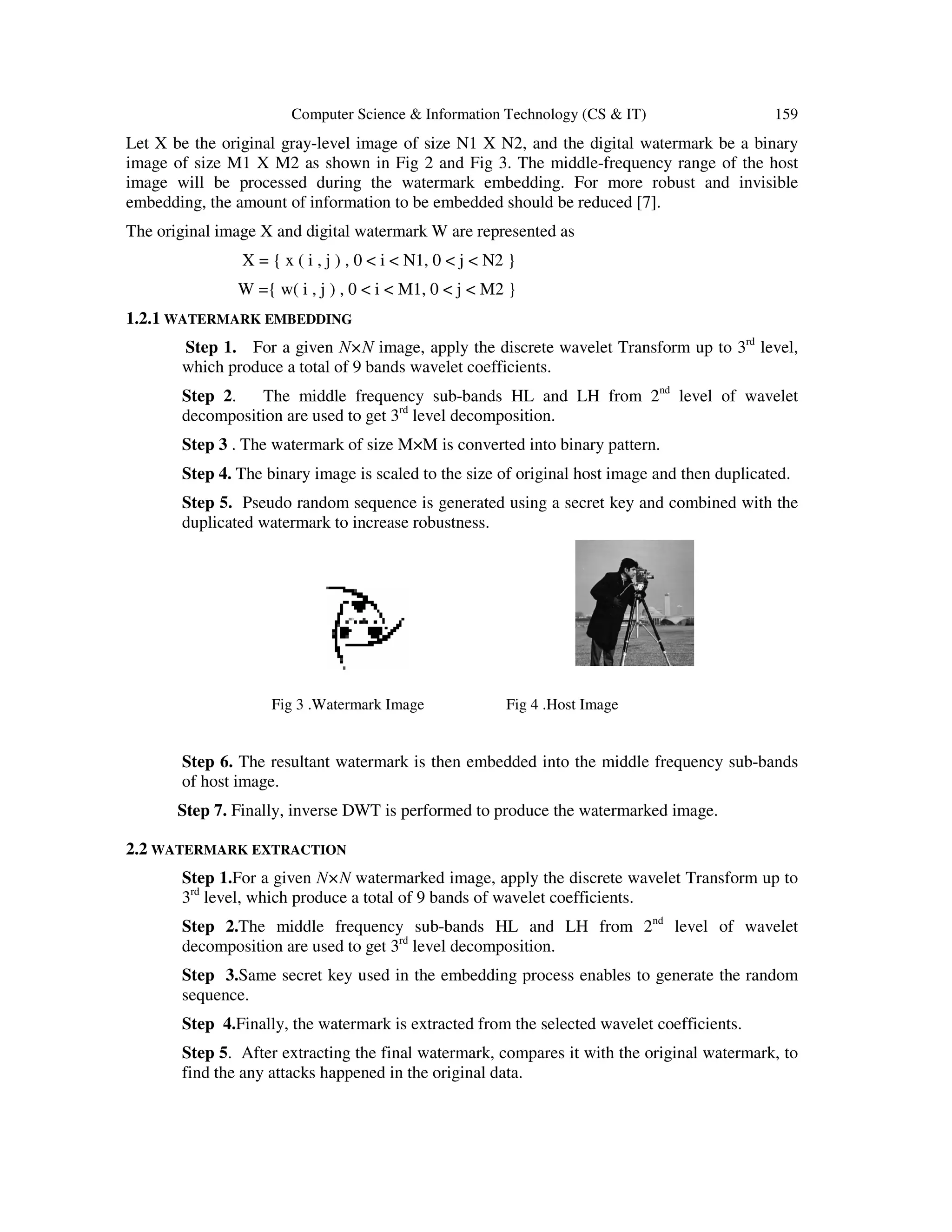 SVD Based Robust Digital Watermarking For Still Images Using Wavelet Transform | PDF