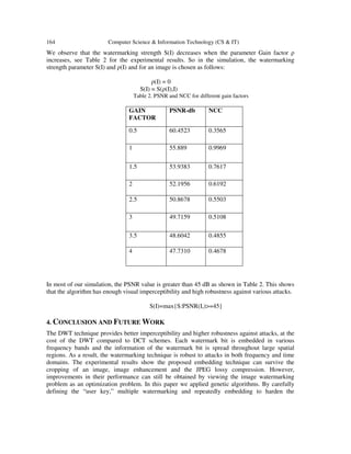SVD Based Robust Digital Watermarking For Still Images Using Wavelet Transform | PDF