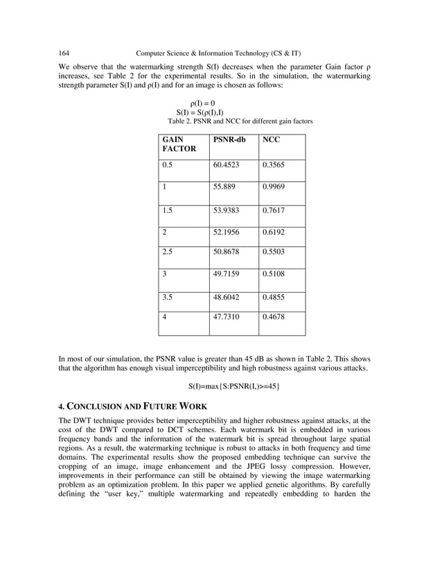 SVD Based Robust Digital Watermarking For Still Images Using Wavelet Transform | PDF