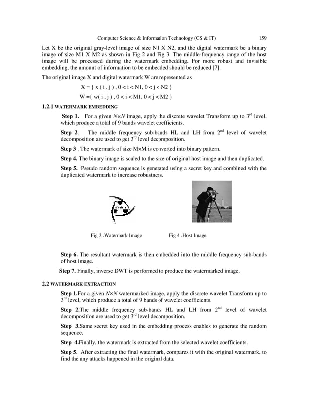 SVD Based Robust Digital Watermarking For Still Images Using Wavelet Transform | PDF