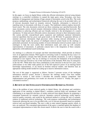 INTELLIGENT INFORMATION RETRIEVAL WITHIN DIGITAL LIBRARY USING DOMAIN ONTOLOGY | PDF