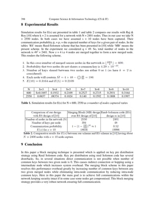 Full Communication in a Wireless Sensor Network by Merging Blocks of a Key Predistribution using ...
