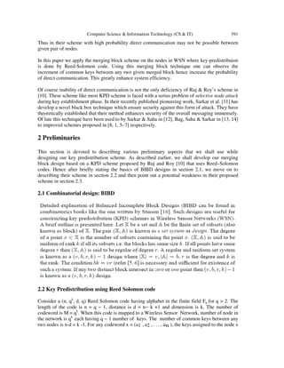 Full Communication in a Wireless Sensor Network by Merging Blocks of a Key Predistribution using ...