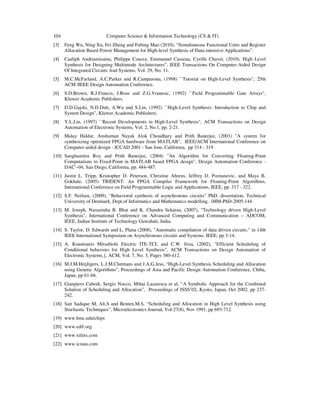 SURVEY ON SCHEDULING AND ALLOCATION IN HIGH LEVEL SYNTHESIS | PDF