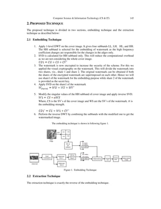 DWT-SVD BASED SECURED IMAGE WATERMARKING FOR COPYRIGHT PROTECTION USING VISUAL CRYPTOGRAPHY | PDF