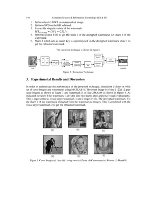 DWT-SVD BASED SECURED IMAGE WATERMARKING FOR COPYRIGHT PROTECTION USING VISUAL CRYPTOGRAPHY | PDF