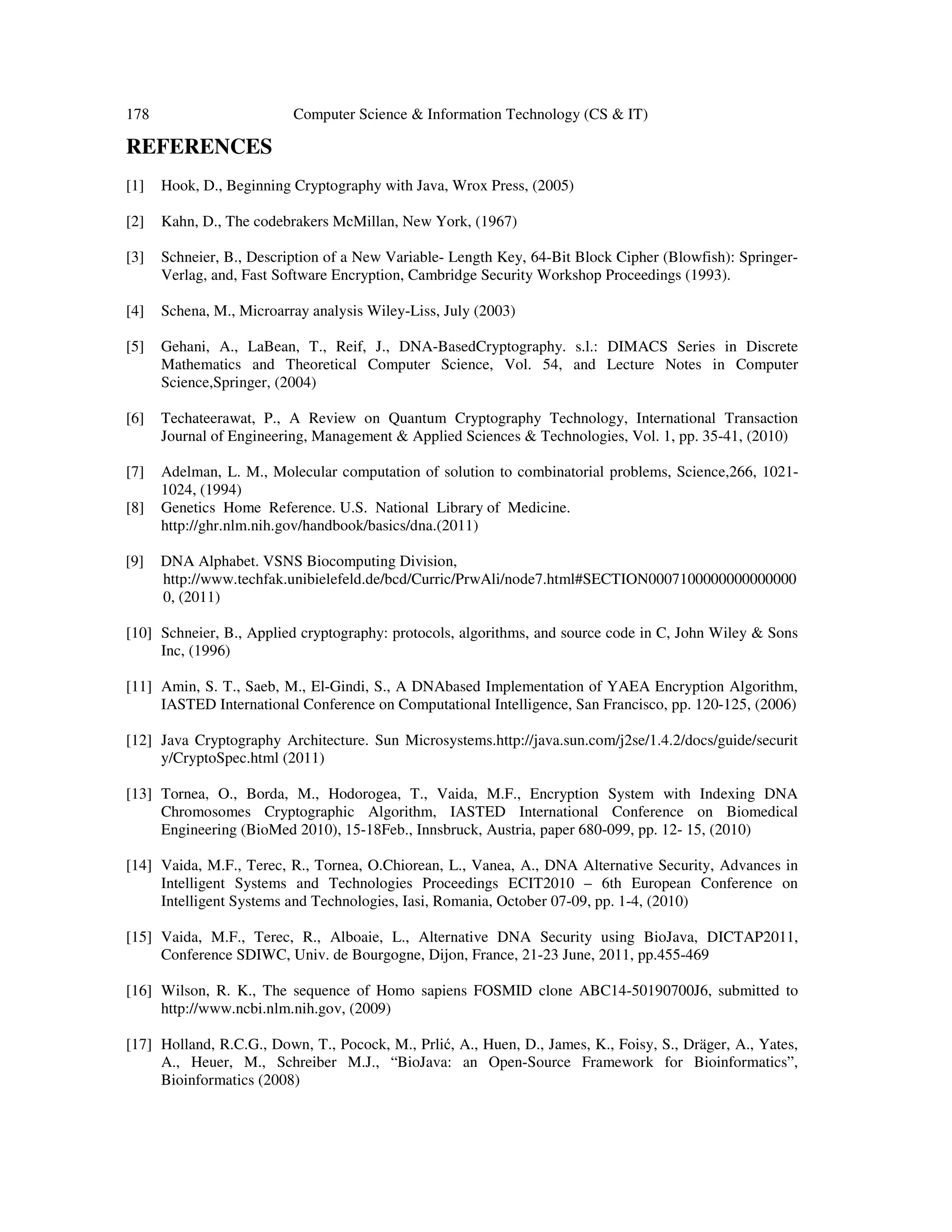 Innovative field of cryptography: DNA cryptography | PDF