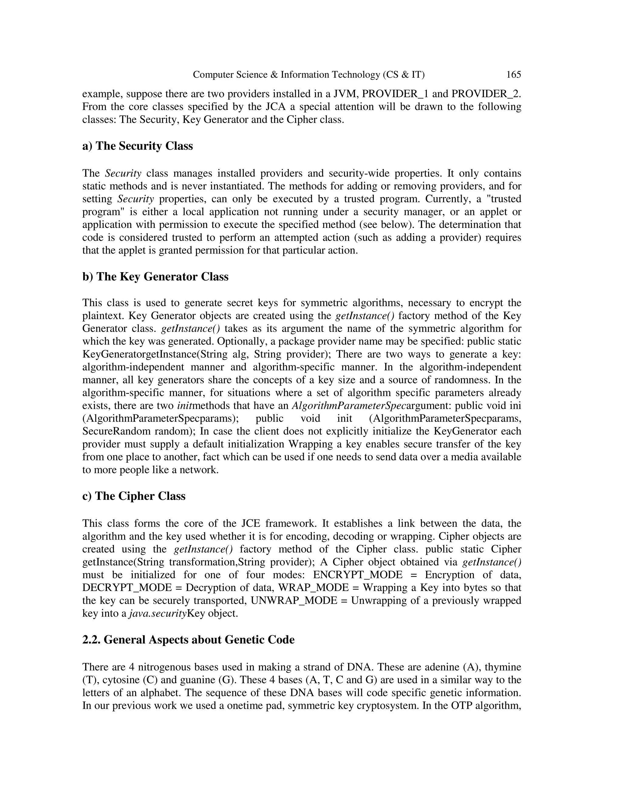 Innovative field of cryptography: DNA cryptography | PDF
