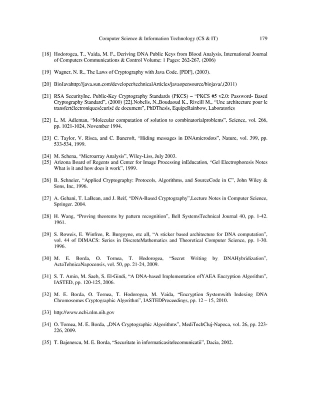 Innovative field of cryptography: DNA cryptography | PDF