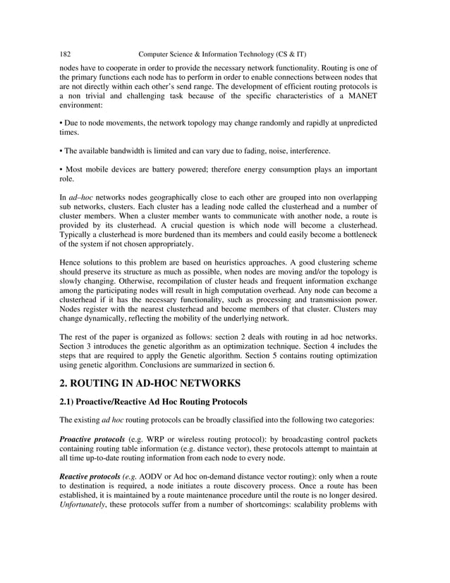 APPLICATION OF GENETIC ALGORITHM IN DESIGNING A SECURITY MODEL FOR MOBILE ADHOC NETWORK | PDF ...