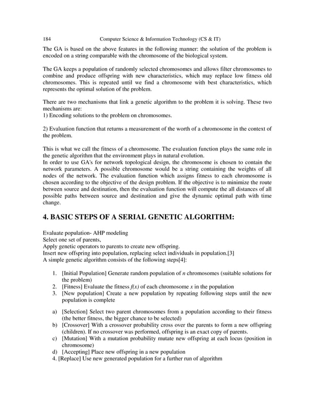 APPLICATION OF GENETIC ALGORITHM IN DESIGNING A SECURITY MODEL FOR MOBILE ADHOC NETWORK | PDF ...