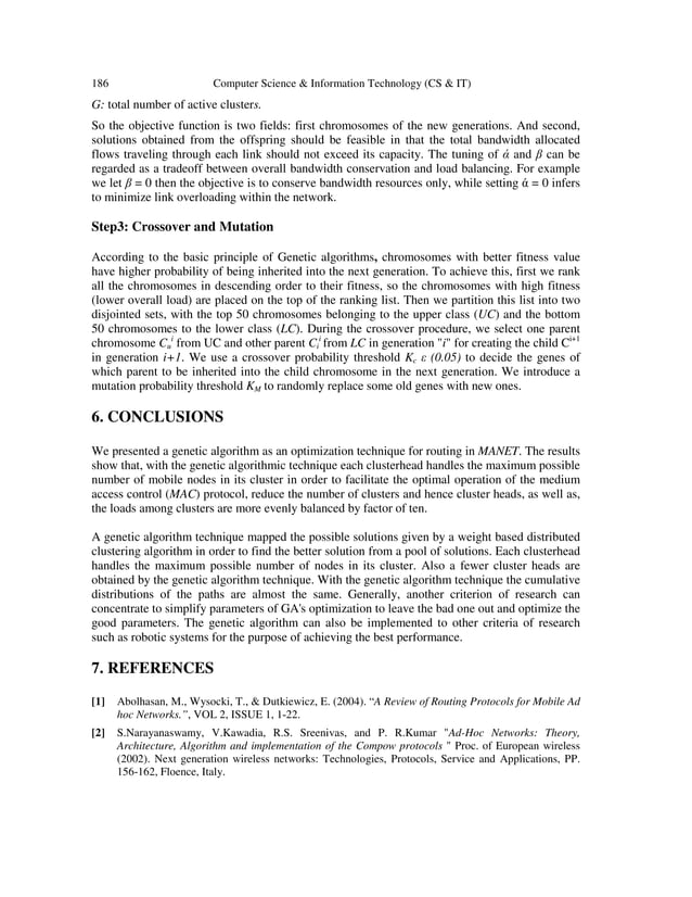 APPLICATION OF GENETIC ALGORITHM IN DESIGNING A SECURITY MODEL FOR MOBILE ADHOC NETWORK | PDF ...