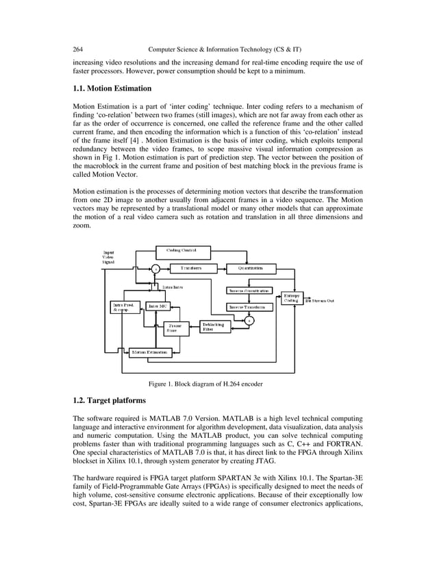 Hardware Software Co Simulation Of Motion Estimation In H 264 Encoder Pdf