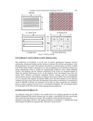 HARDWARE SOFTWARE CO-SIMULATION OF MOTION ESTIMATION IN H.264 ENCODER | PDF