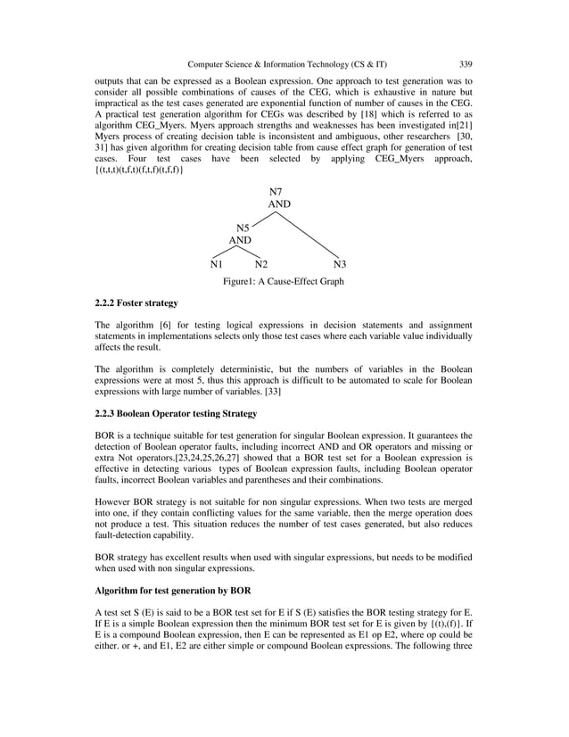Boolean Specification Based Testing Techniques A Survey Pdf