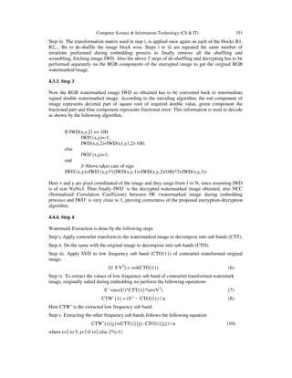 A Novel Algorithm for Watermarking and Image Encryption | PDF