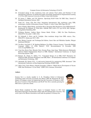 INTEGRATING RELATED XML DATA INTO MULTIPLE DATA WAREHOUSE SCHEMAS | PDF