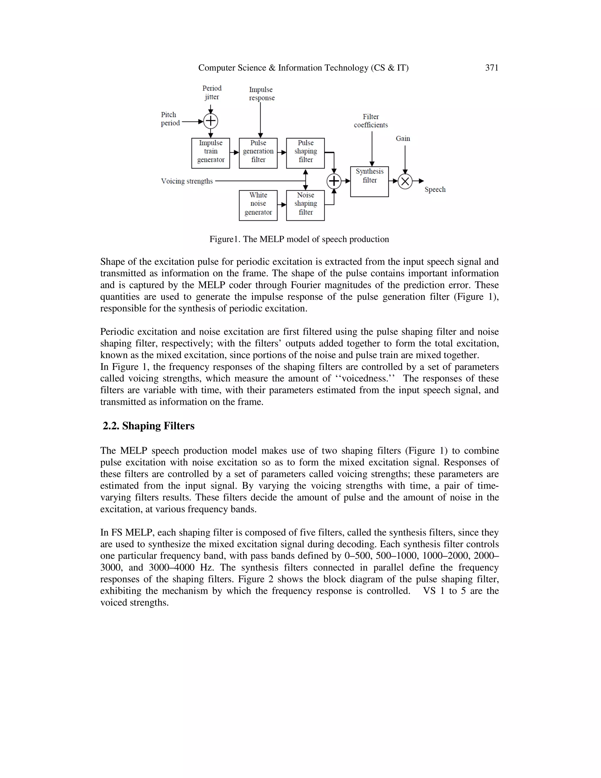 Symmetric Encryption Algorithm In Speech Coding For Defence
