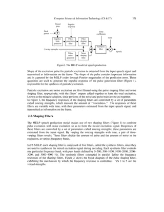 SYMMETRIC ENCRYPTION ALGORITHM IN SPEECH CODING FOR DEFENCE COMMUNICATIONS | PDF