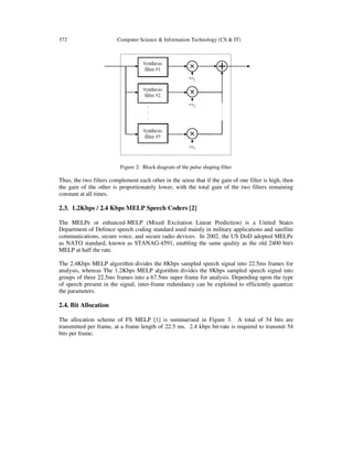 SYMMETRIC ENCRYPTION ALGORITHM IN SPEECH CODING FOR DEFENCE COMMUNICATIONS | PDF