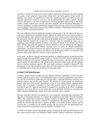 RESOURCE ALLOCATION TECHNIQUE USING LOAD MATRIX METHOD IN WIRELESS CELLULAR SYSTEMS | PDF