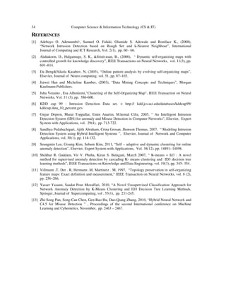 DYNAMIC NETWORK ANOMALY INTRUSION DETECTION USING MODIFIED SOM | PDF
