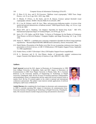 IMPACT OF ERROR FILTERS ON SHARES IN HALFTONE VISUAL CRYPTOGRAPHY | PDF