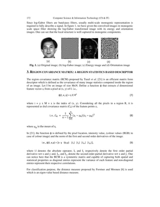 MONOGENIC SCALE SPACE BASED REGION COVARIANCE MATRIX DESCRIPTOR FOR FACE RECOGNITION | PDF