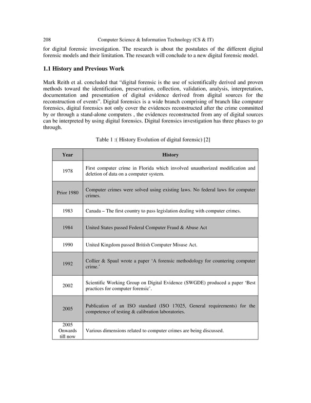 FORENSIC COMPUTING MODELS: TECHNICAL OVERVIEW | PDF | Databases | Computer Software and Applications