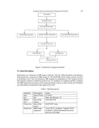 A NOVEL APPROACH FOR FEATURE EXTRACTION AND SELECTION ON MRI IMAGES FOR ...