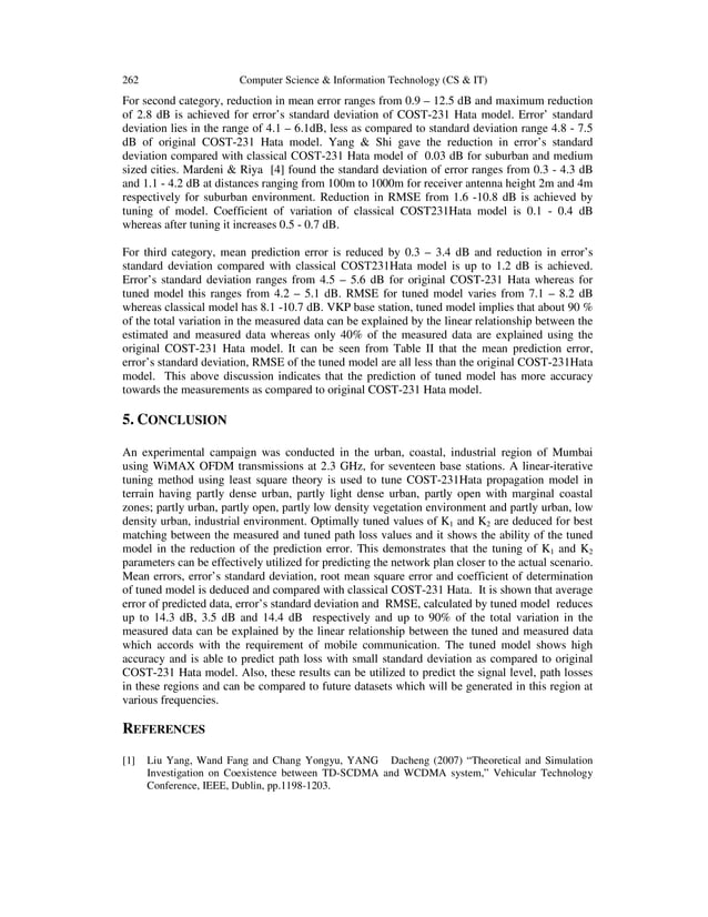 TUNING OF COST-231 HATA MODEL FOR RADIO WAVE PROPAGATION PREDICTIONS | PDF