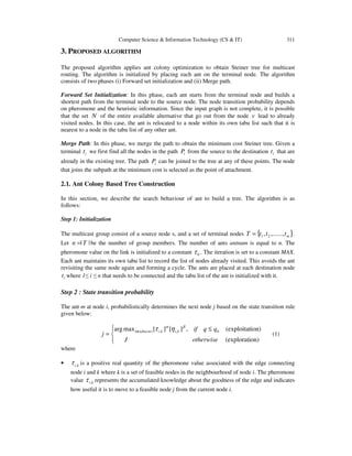 A NOVEL ANT COLONY ALGORITHM FOR MULTICAST ROUTING IN WIRELESS AD HOC NETWORKS | PDF ...
