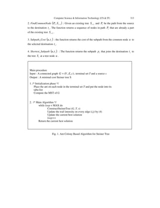 A NOVEL ANT COLONY ALGORITHM FOR MULTICAST ROUTING IN WIRELESS AD HOC NETWORKS | PDF ...