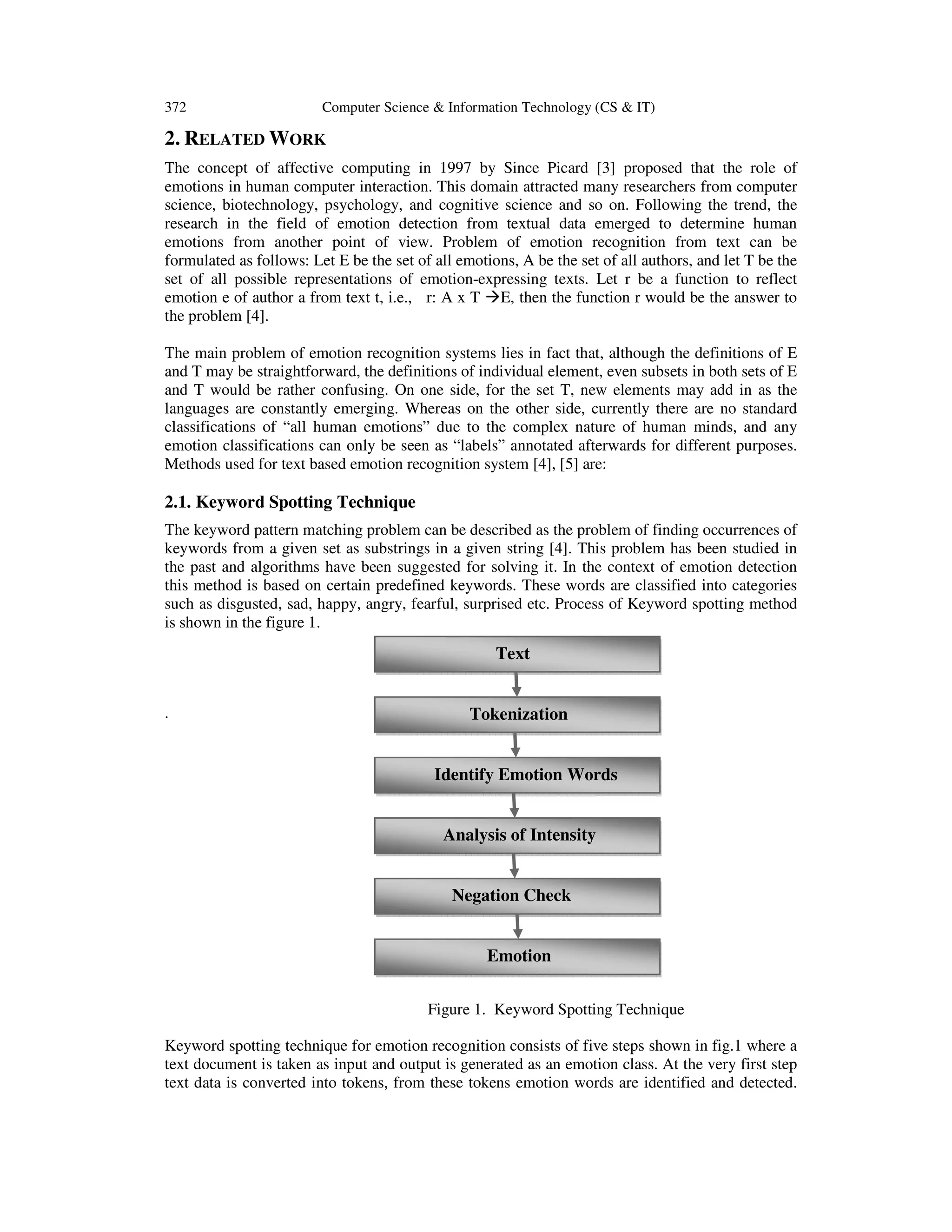Emotion Detection From Text Pdf Technology And Computing