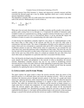 Exploring the Current Trends and Future Prospects in Terrorist Network Mining | PDF