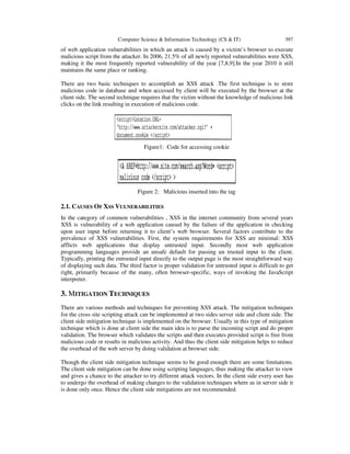 Analysis of XSS attack Mitigation techniques based on Platforms and Browsers | PDF