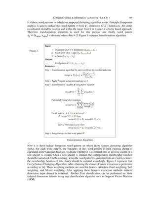 FAST FUZZY FEATURE CLUSTERING FOR TEXT CLASSIFICATION | PDF