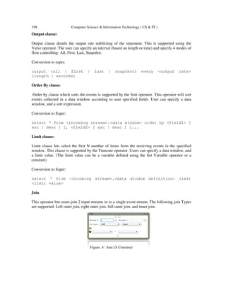 Glutter – A Visual Programming Environment for Complex Event Processing | PDF | Databases ...