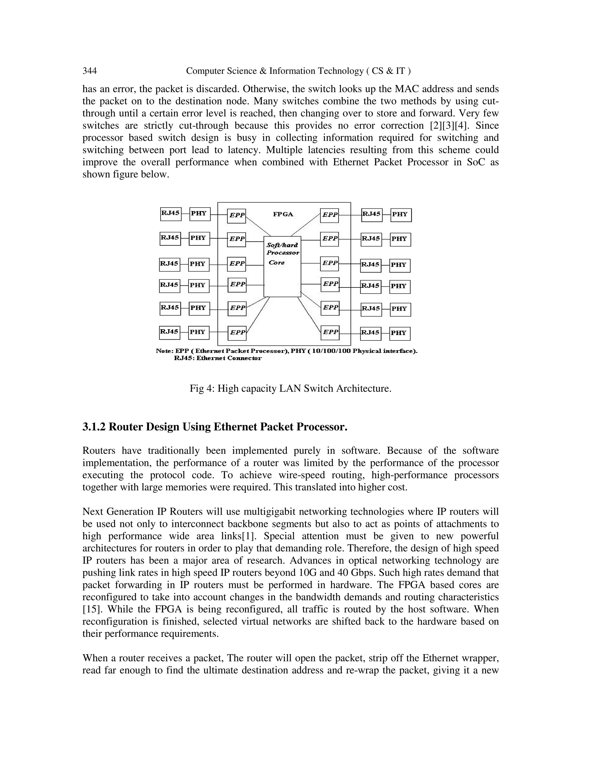 ETHERNET PACKET PROCESSOR FOR SOC APPLICATION | PDF