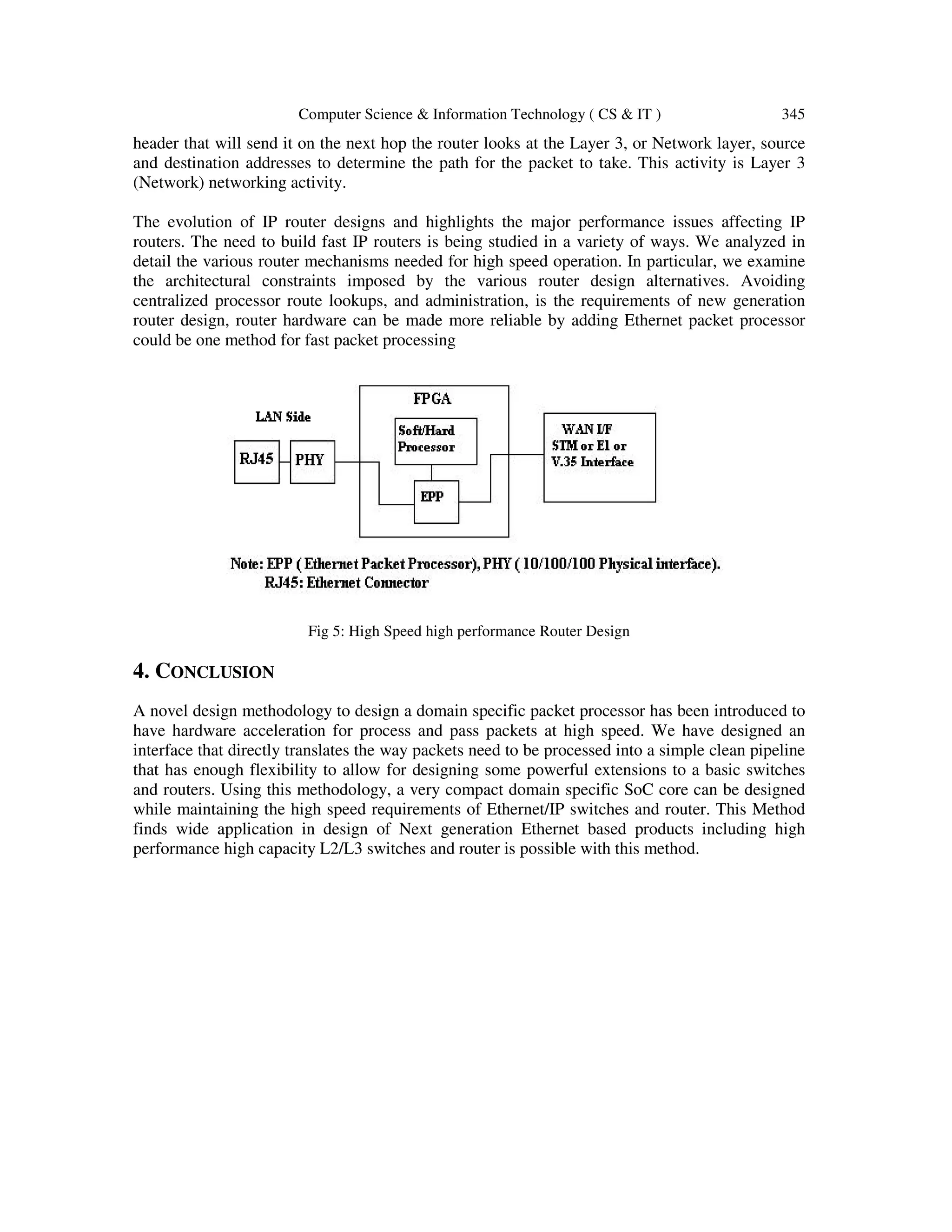 ETHERNET PACKET PROCESSOR FOR SOC APPLICATION | PDF